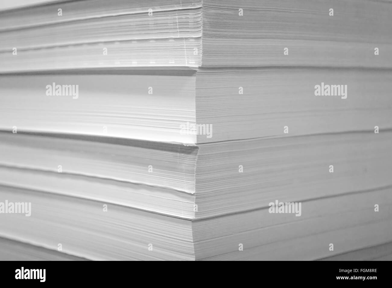 A pile of white paper Stock Photo - Alamy