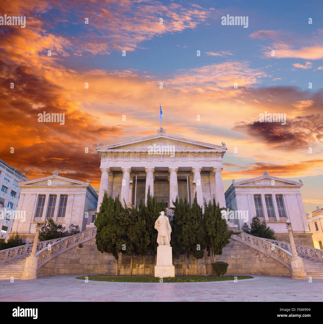 Athens - The building of National and Kapodistrian University of Athens ...