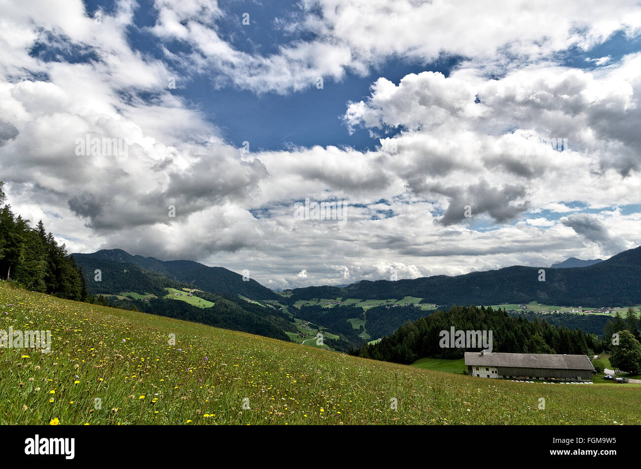 in the Tyrolian Mountains Stock Photo - Alamy