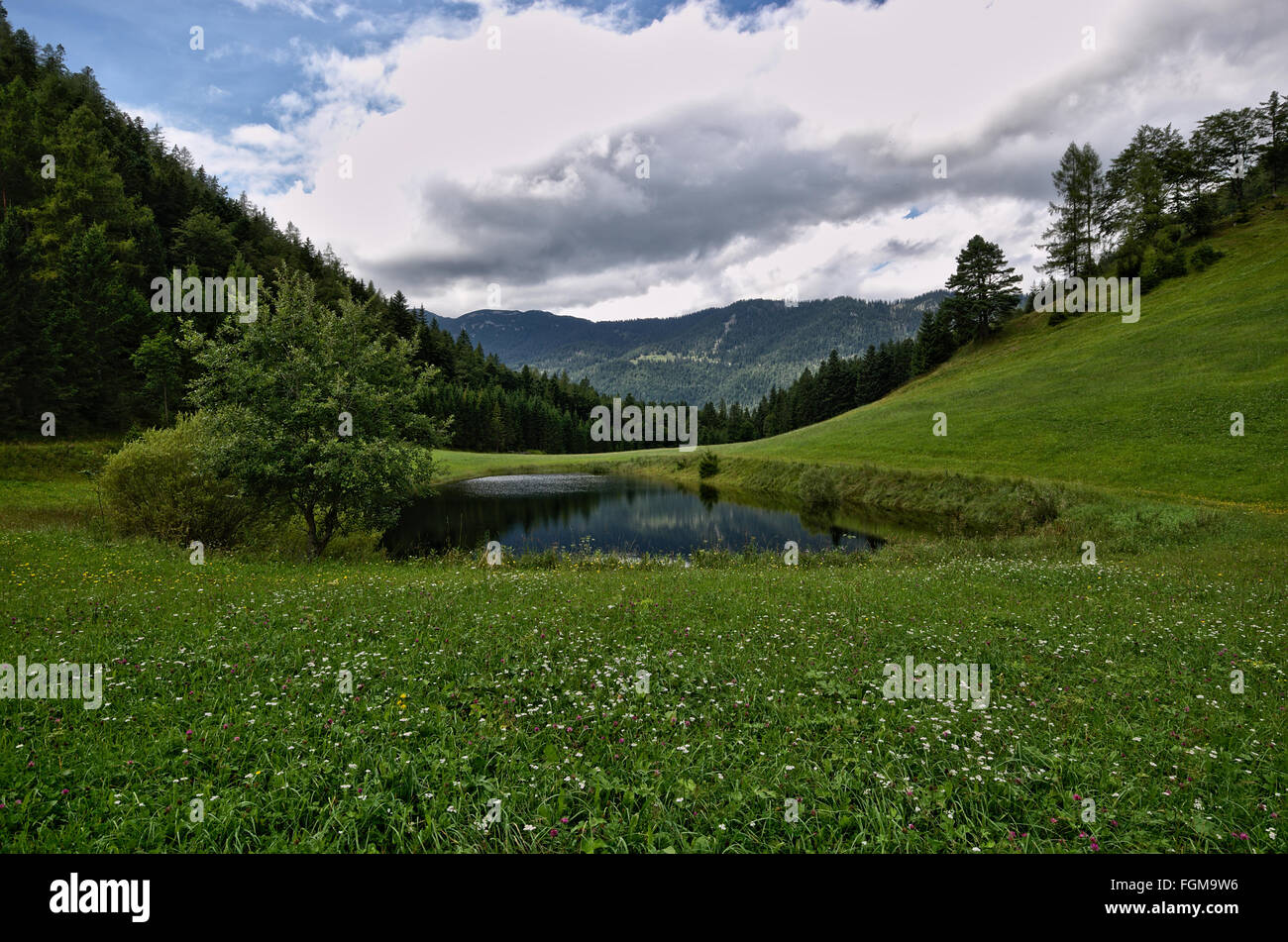 in the Tyrolian Mountains Stock Photo - Alamy