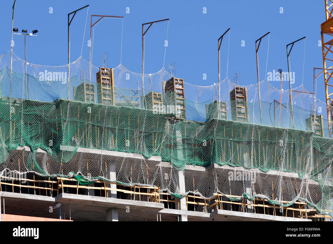 Construction site of a building Stock Photo - Alamy