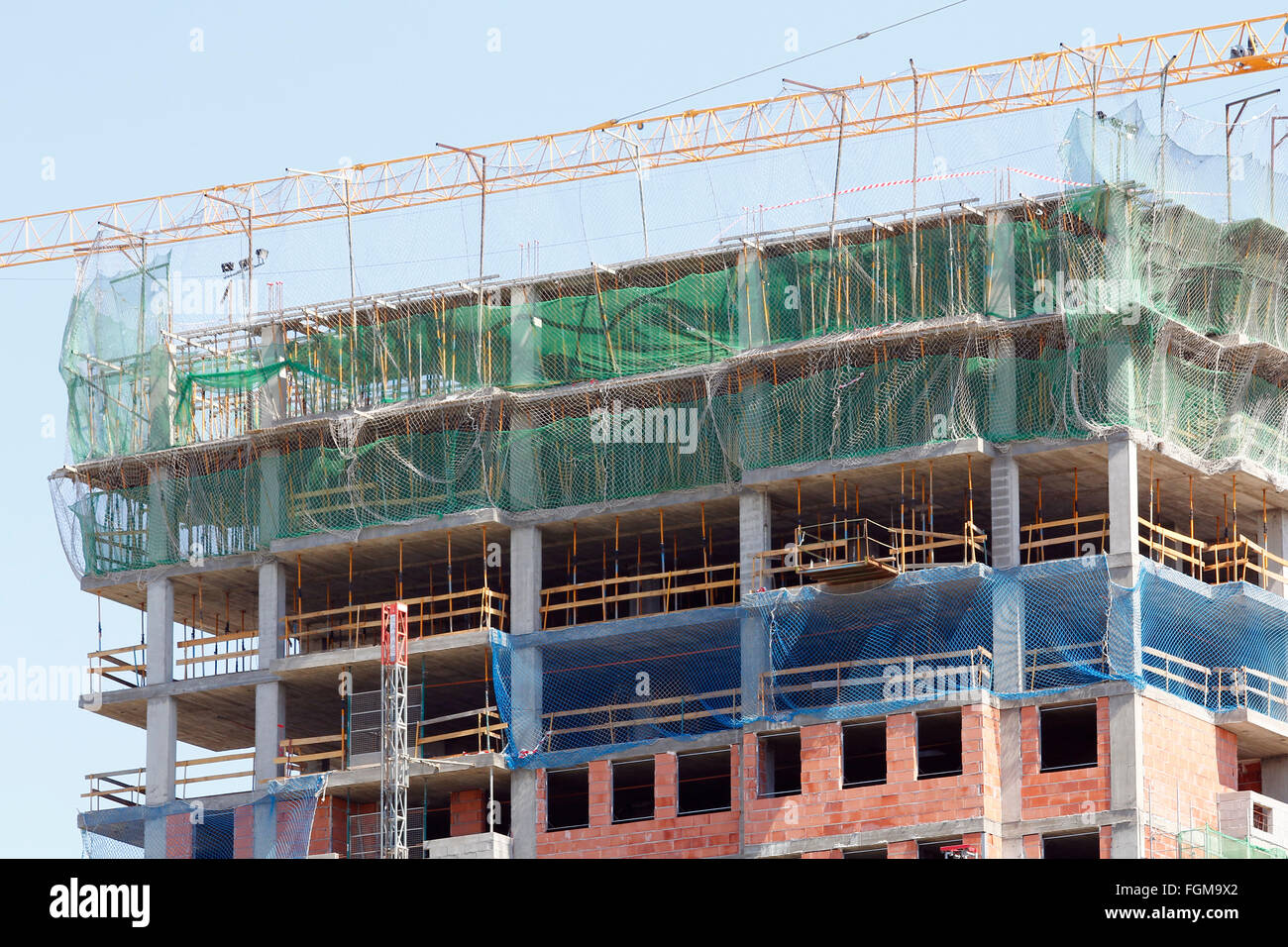 Building in construction Stock Photo - Alamy