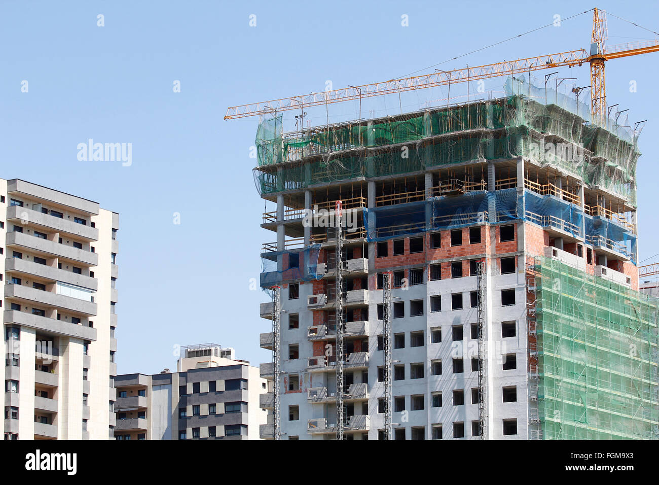 Building in construction Stock Photo - Alamy