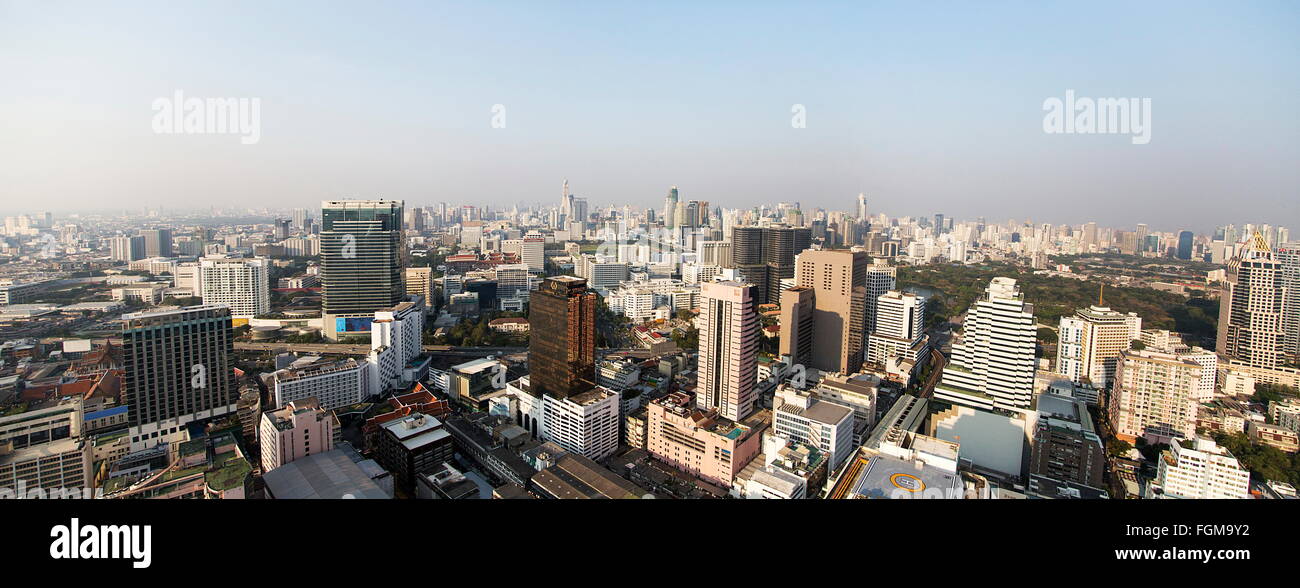 Panoramic view at Bangkok, Thailand Stock Photo - Alamy