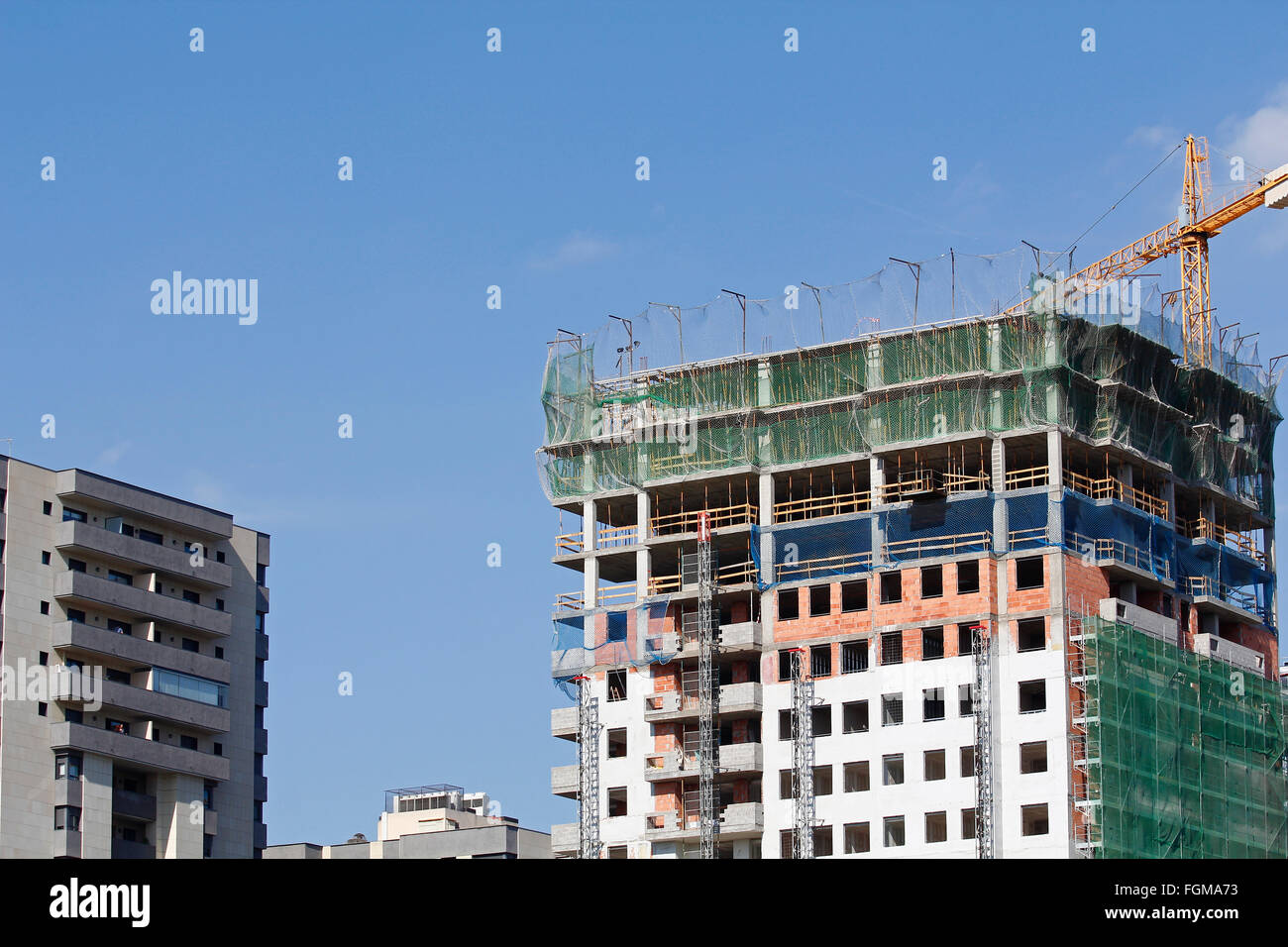Building in construction Stock Photo - Alamy