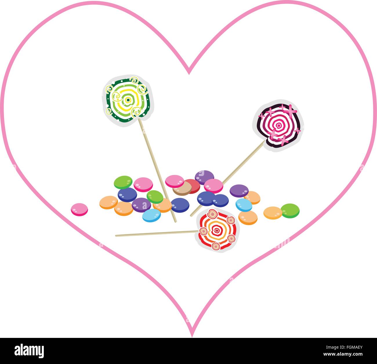 Love food festival chocolate Stock Vector Images - Alamy