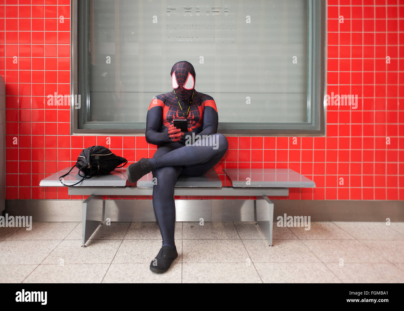 The 2016 London Super Comic Convention at ExCel, cosplay visitor Stock ...