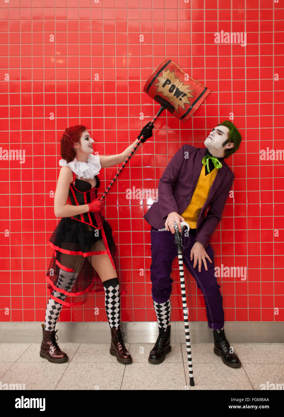 The 2016 London Super Comic Convention at ExCel, cosplay visitors Stock ...