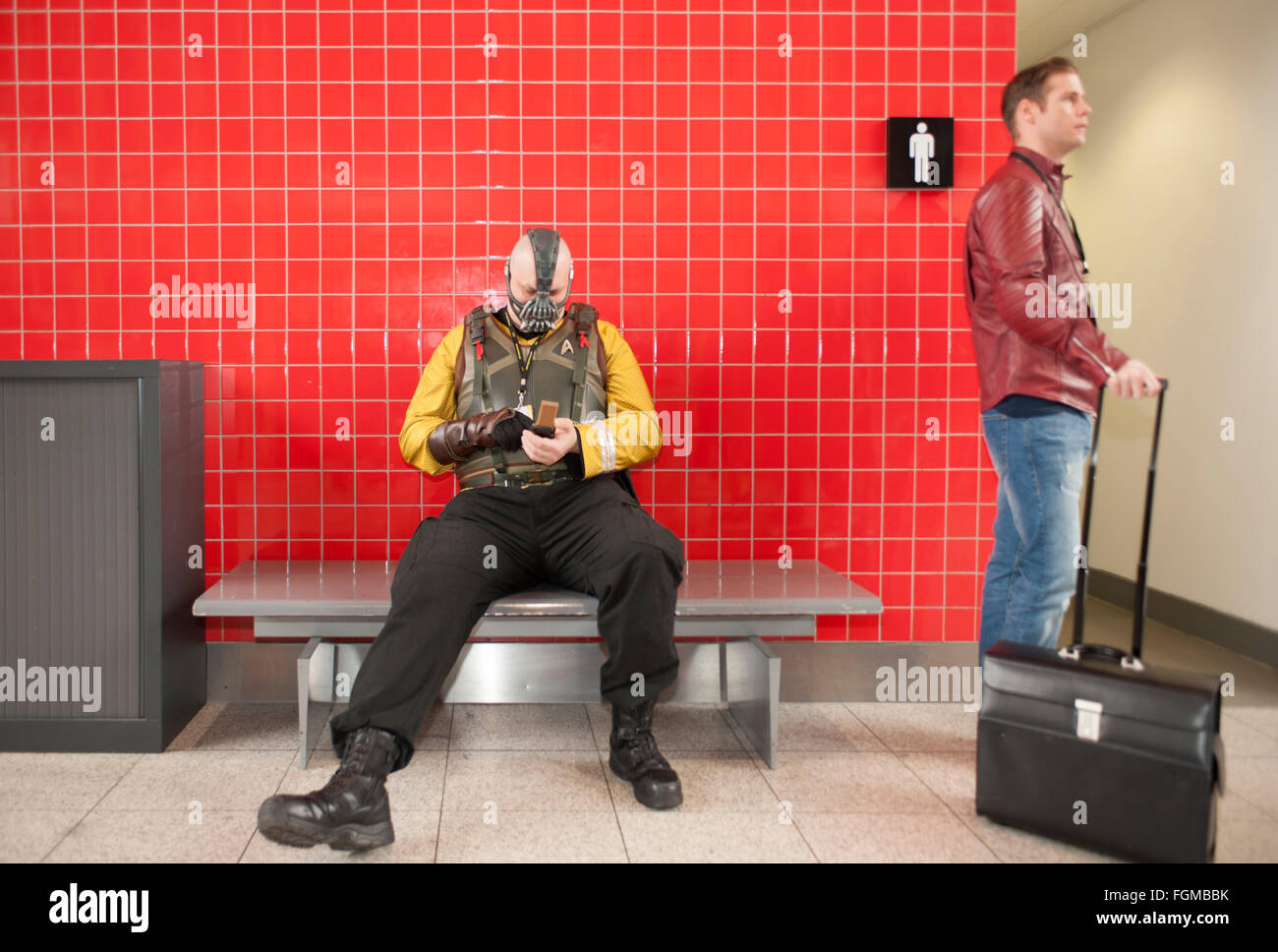 The 2016 London Super Comic Convention at ExCel, cosplay visitor Stock ...