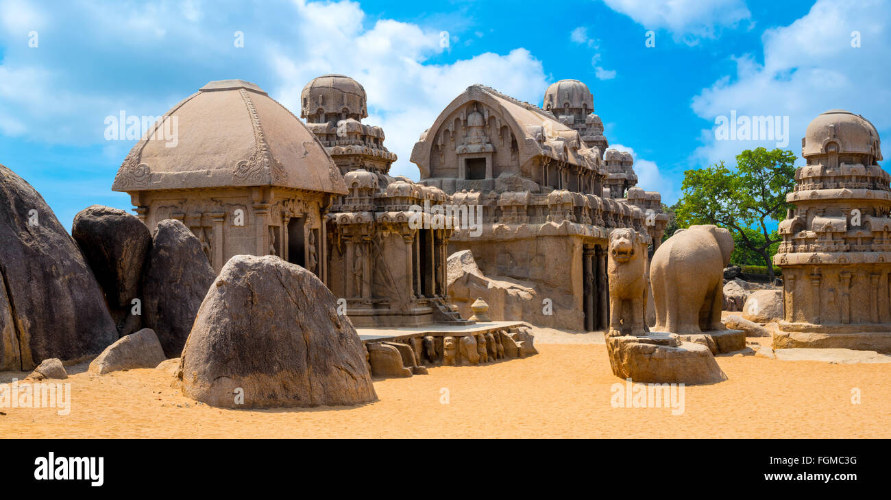 Rath mahabalipuram mamallapuram tamil nadu hi-res stock photography and ...