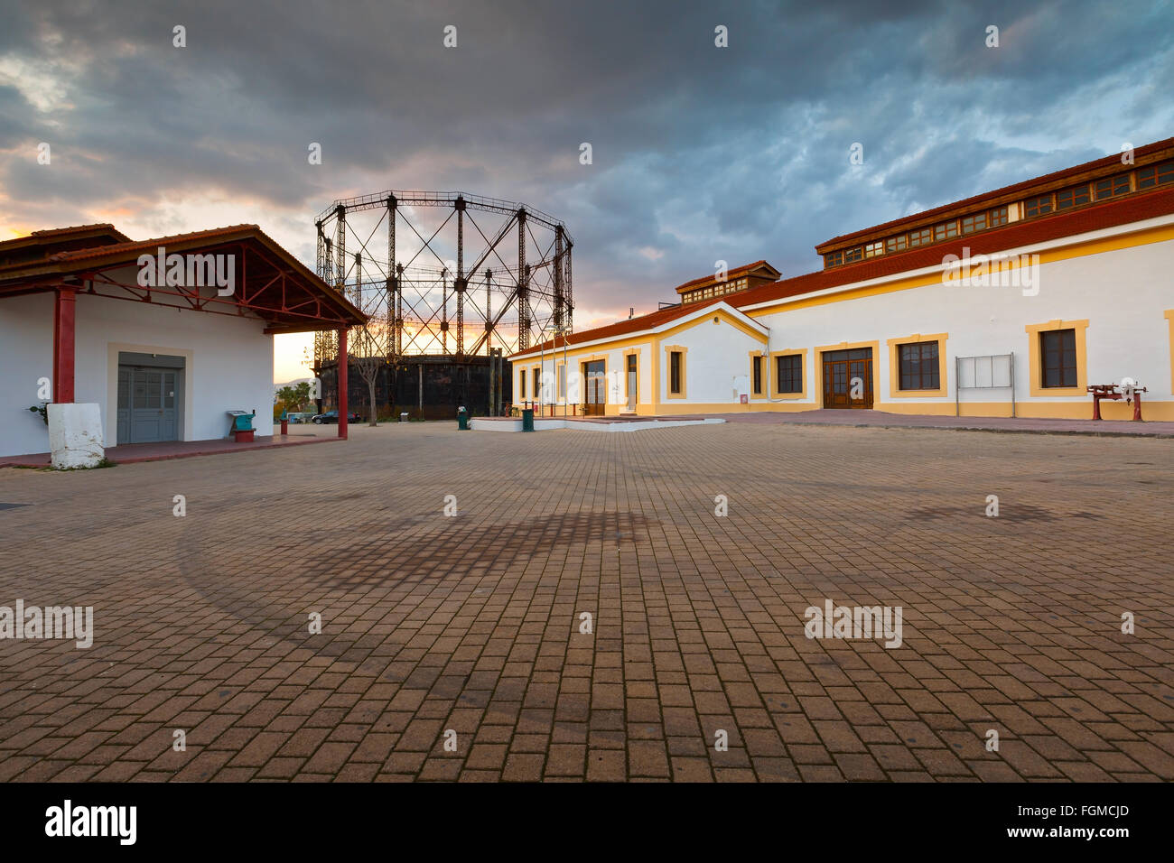 View of Technopolis, an industrial museum and a major cultural venue on ...