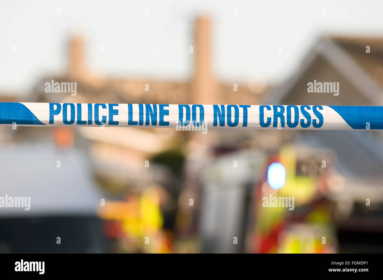 Cordoned crime scene hi-res stock photography and images - Alamy