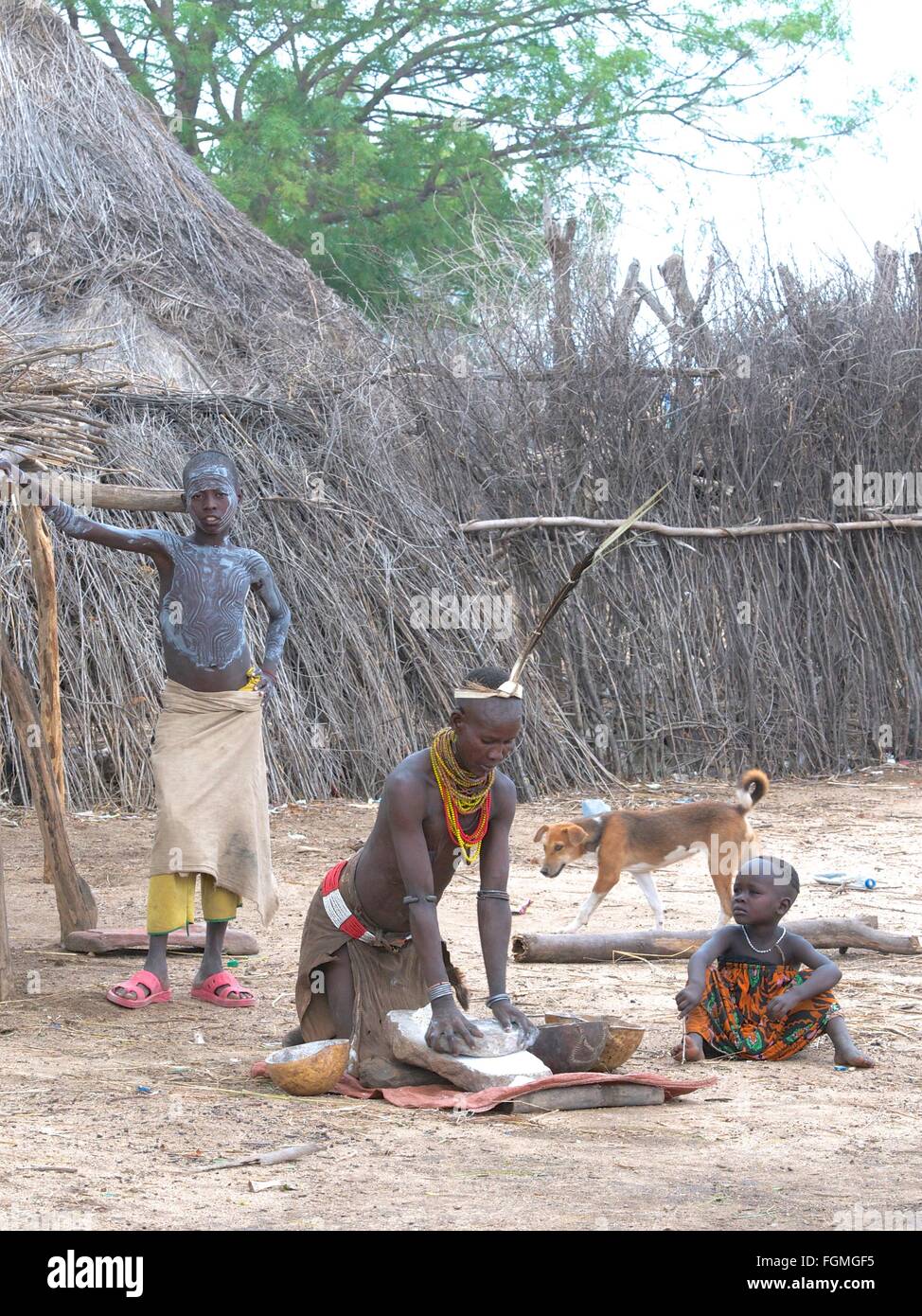 Southern Ethiopia-people and landscapes Stock Photo - Alamy