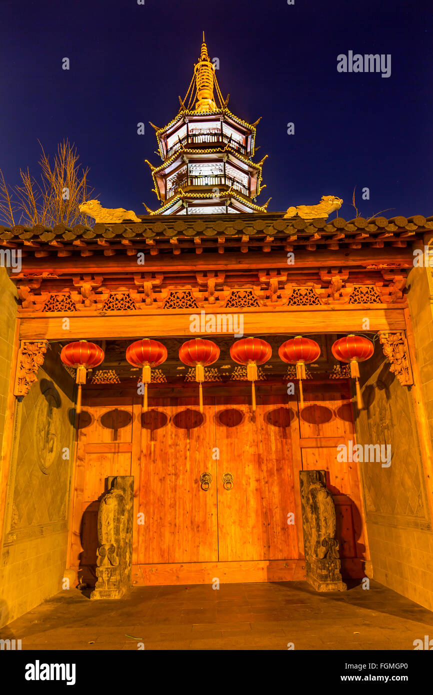 Buddhist nanchang nanchan temple tower hi-res stock photography and ...