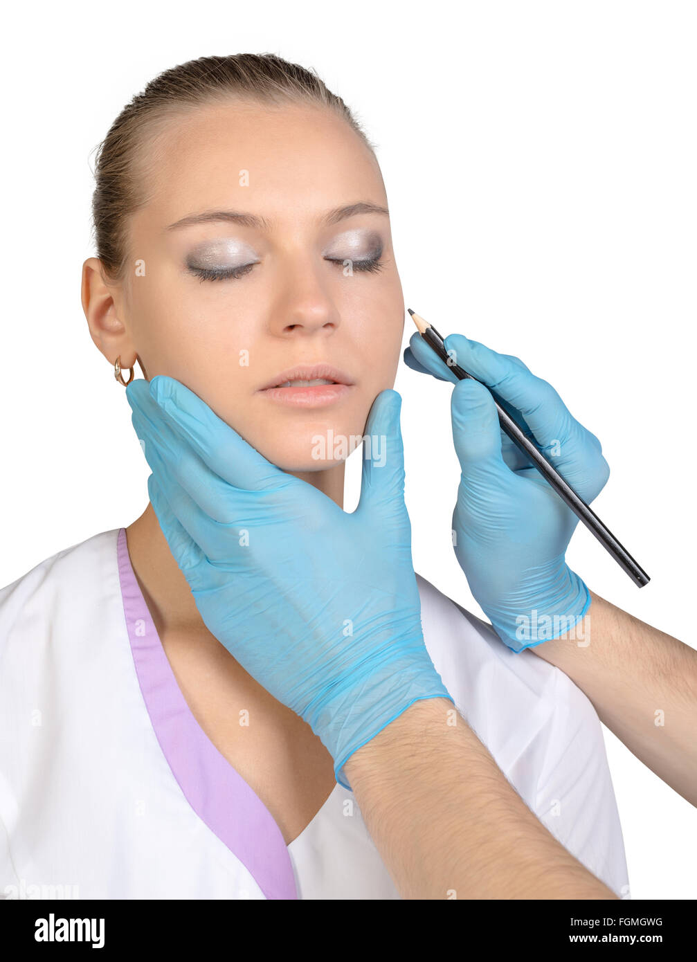 Facial marks hi-res stock photography and images - Alamy