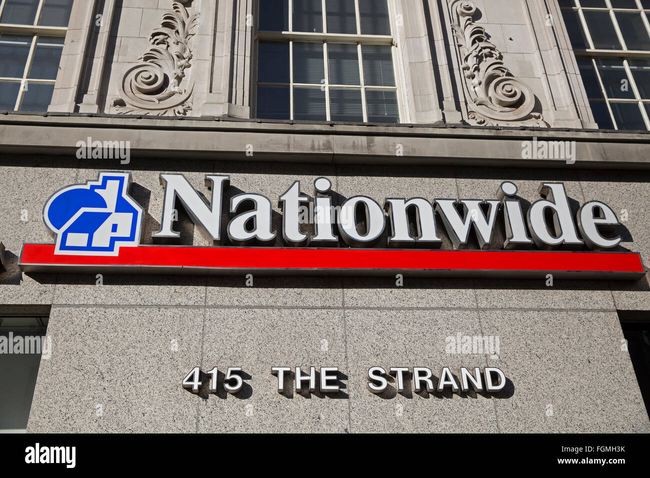 Nationwide building 415 The Strand in London Stock Photo - Alamy