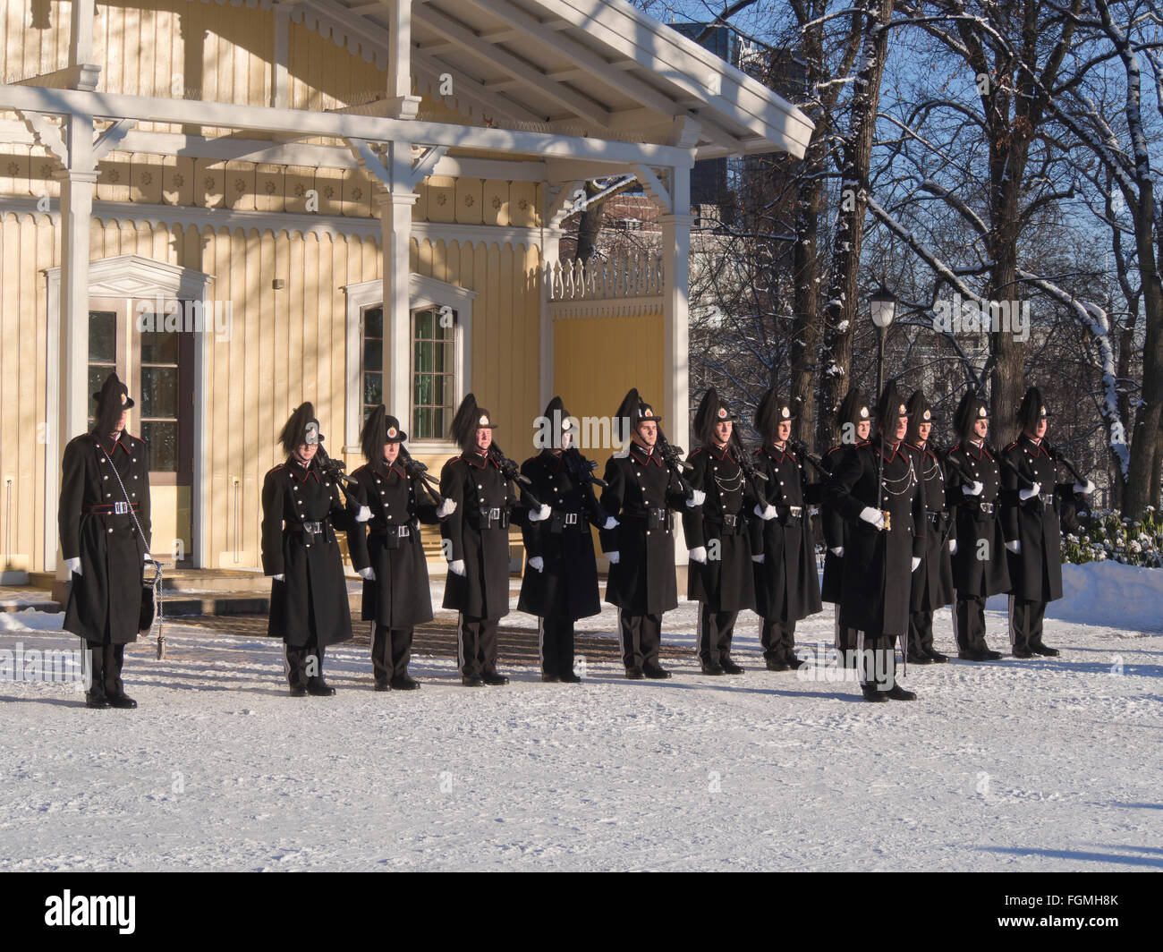 Norwegian Royal Guard High Resolution Stock Photography and Images - Alamy
