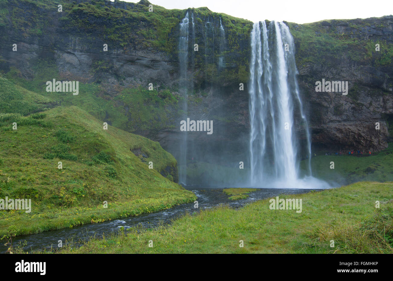 Iceland Seljalandsfoss Waterfalls famous water falls in South Iceland ...