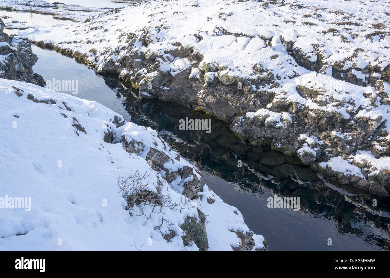 The Silfra fissure Stock Photo - Alamy