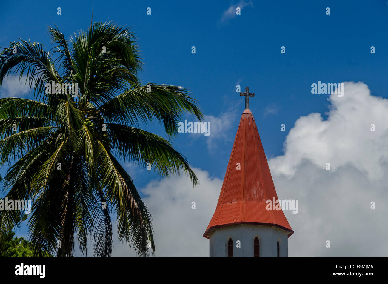 Poe Church New Caledonia Stock Photo - Alamy