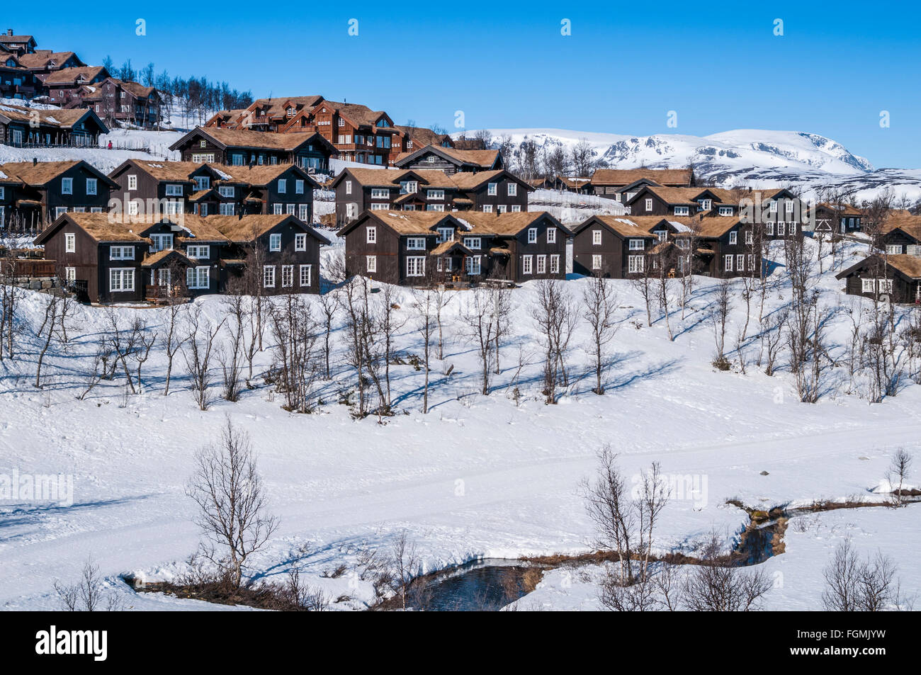Geilo fjellandsby hi-res stock photography and images - Alamy