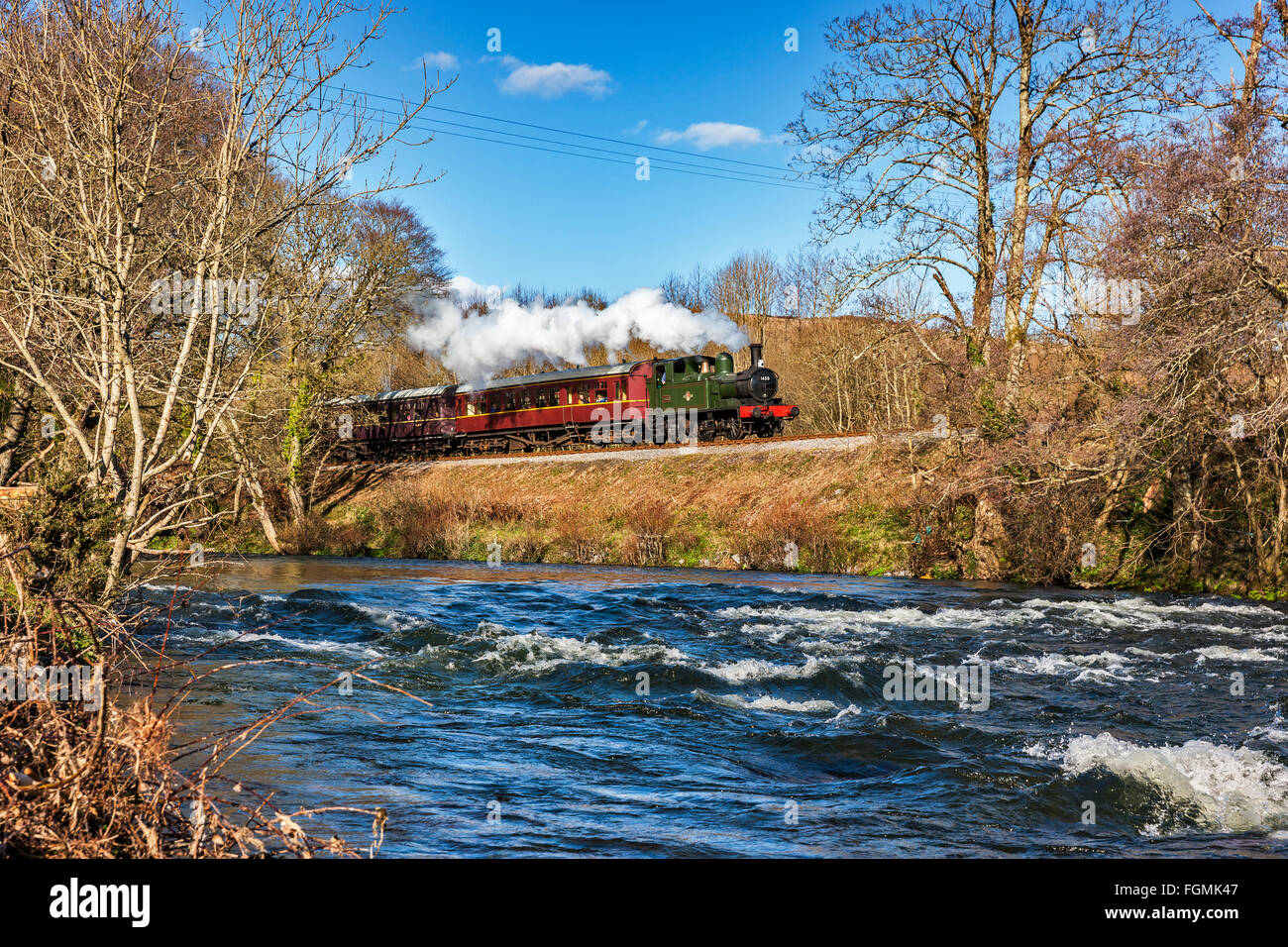South Devon Steam Railway Stock Photo - Alamy