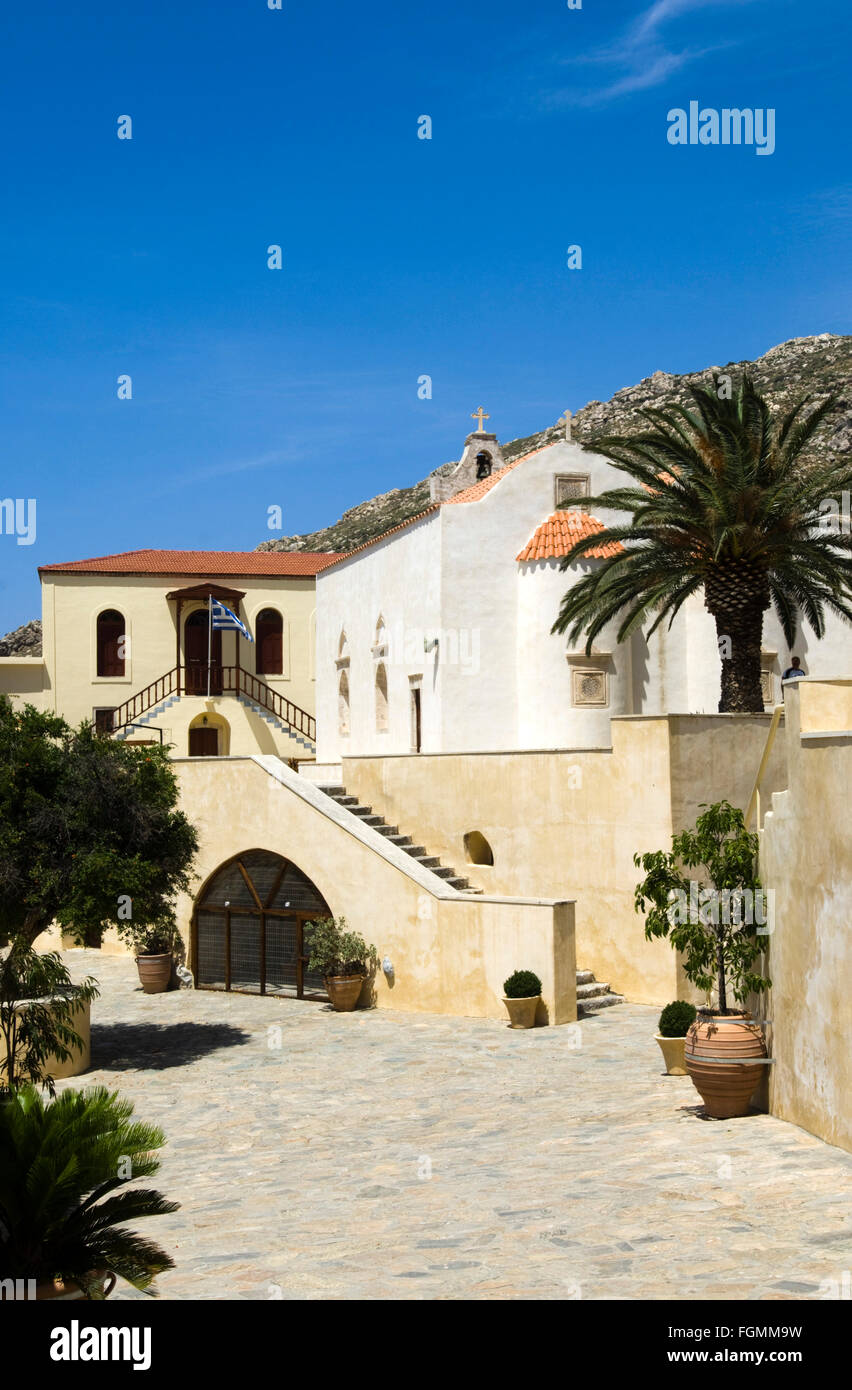 Griechenland, Kreta, Südwesten, Kloster Preveli (Moni Preveli), ist ein ...