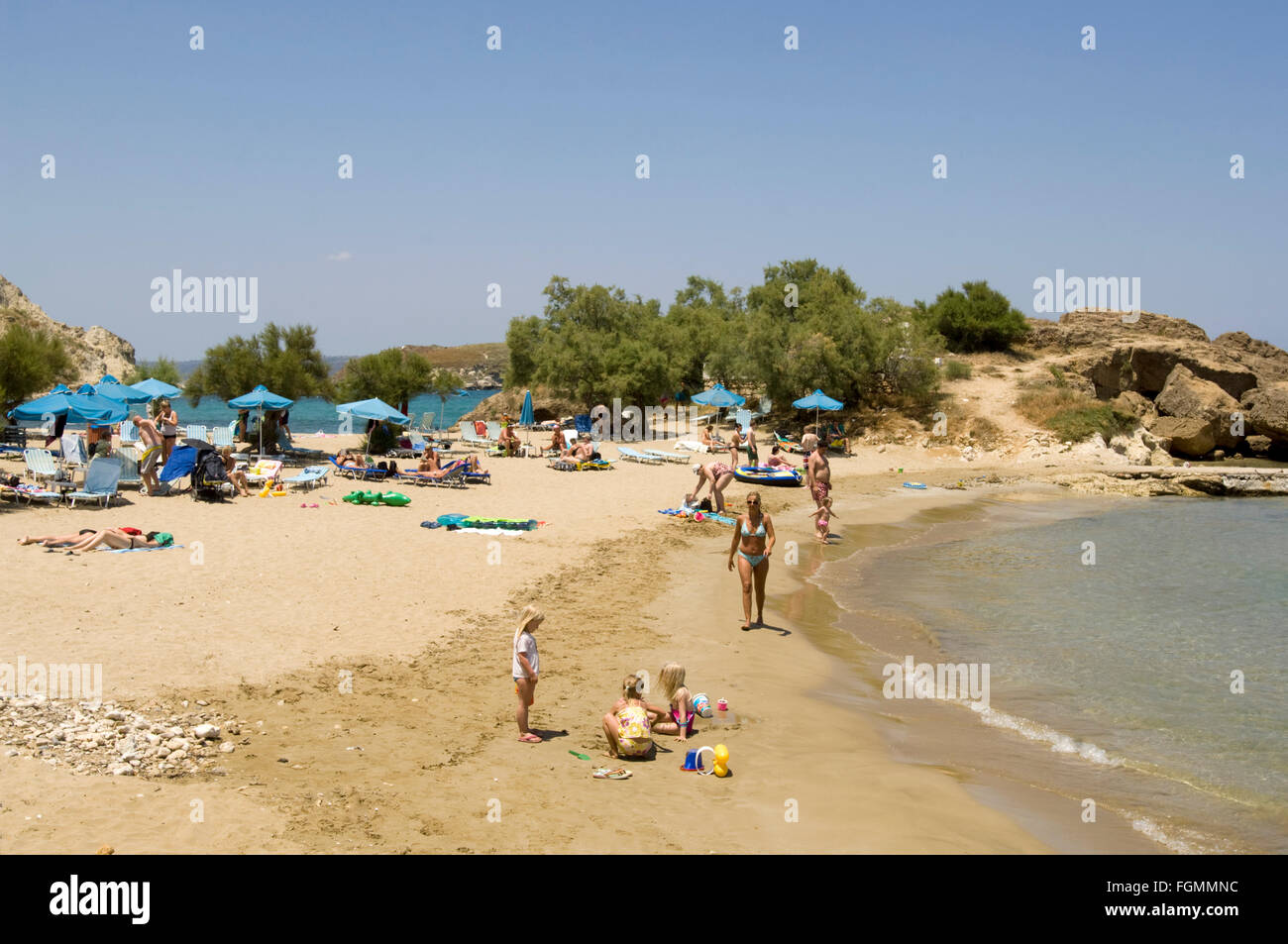 Griechenland, Kreta, Drapano-Halbinsel, bei Kalives, Almirida hat einen ...