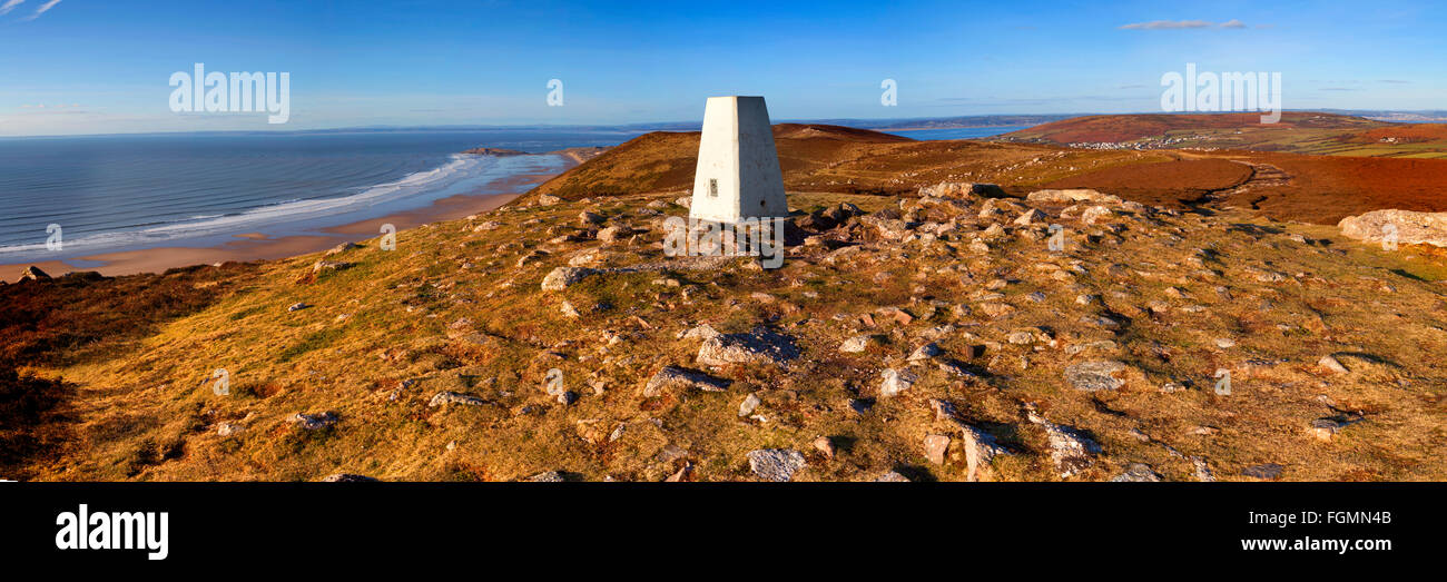 Trig point wales hi-res stock photography and images - Alamy