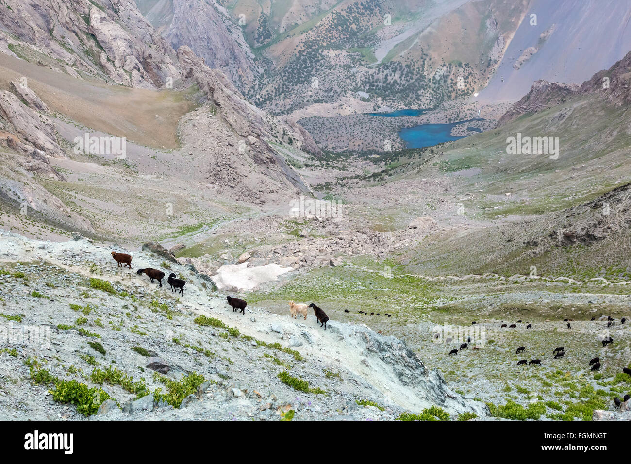 Mountain peak in Fan Mountains Stock Photo - Alamy