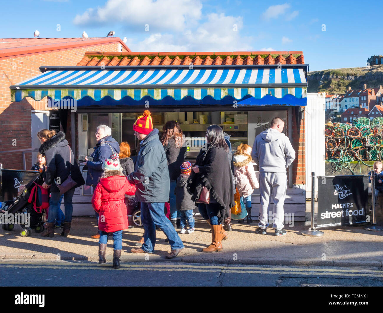 Fish chip shop queue hi-res stock photography and images - Alamy