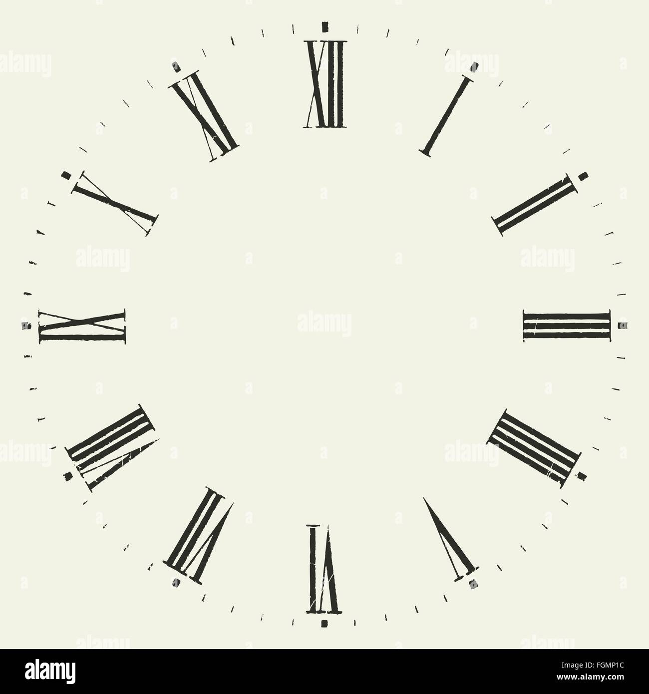 Black numerals on dial Stock Vector Images - Alamy