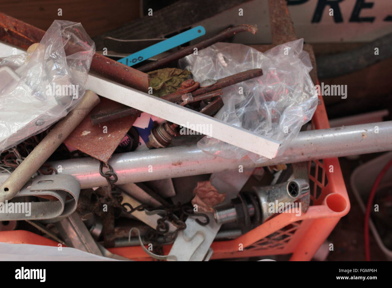 Scrap metal and waste Stock Photo - Alamy
