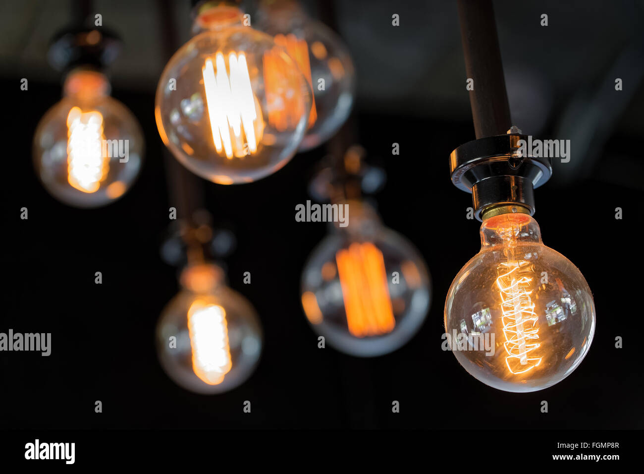 Interior decor lighting hi-res stock photography and images - Alamy