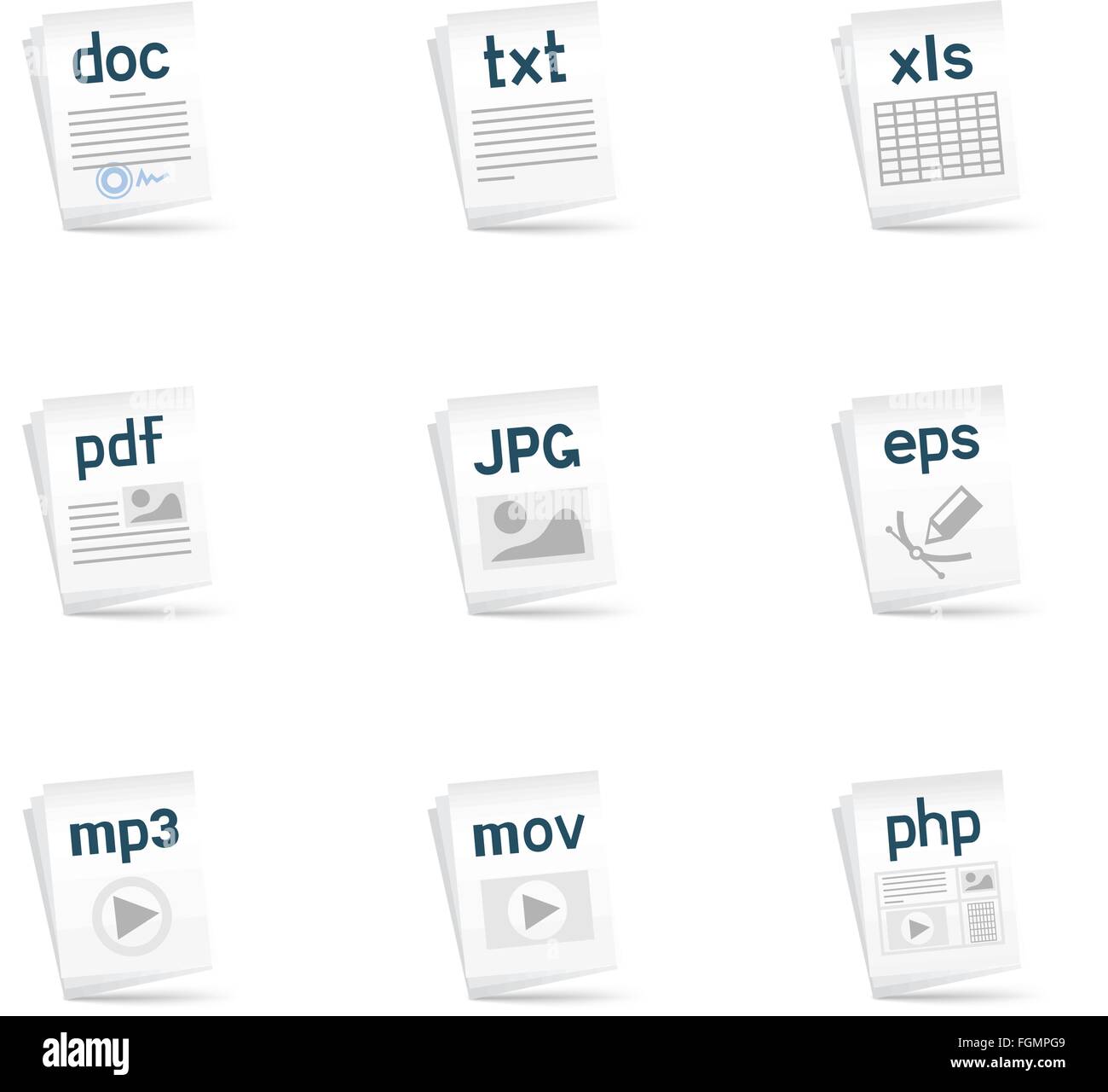 file extension icons Stock Vector Image & Art - Alamy file extension icons Stock Vector Image & Art - Alamy