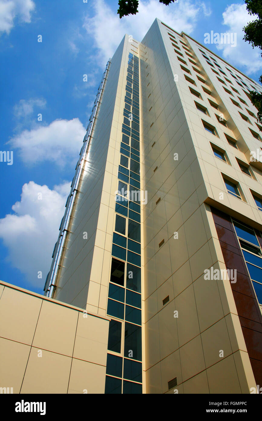 Part of facade of modern apartment building hi-res stock photography ...