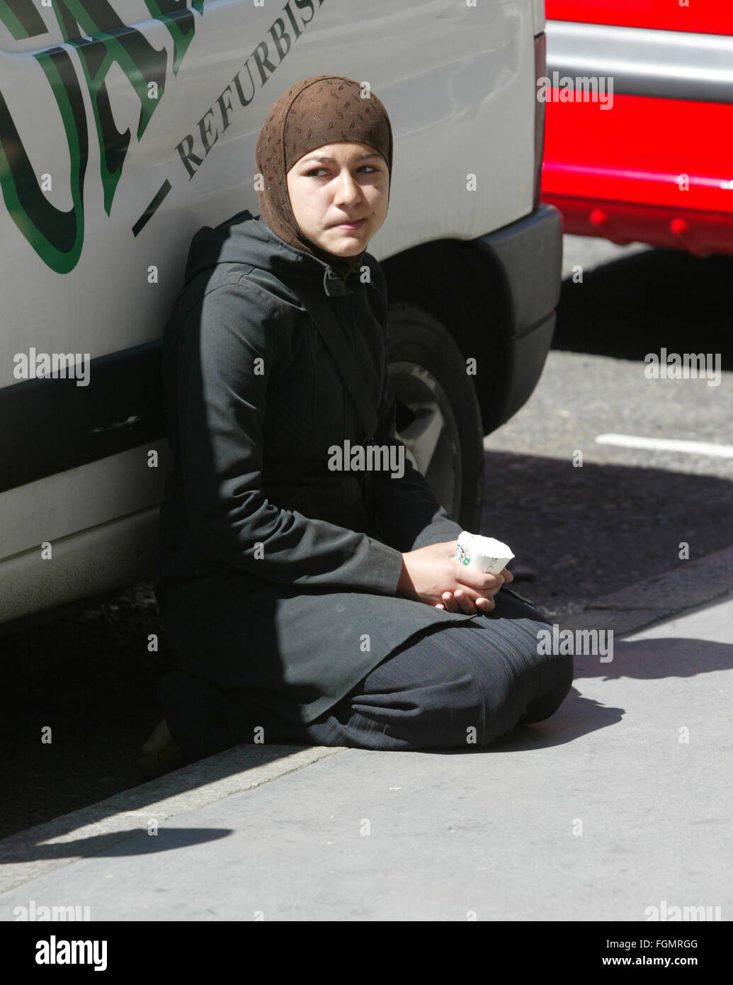 Female beggar hi-res stock photography and images - Alamy