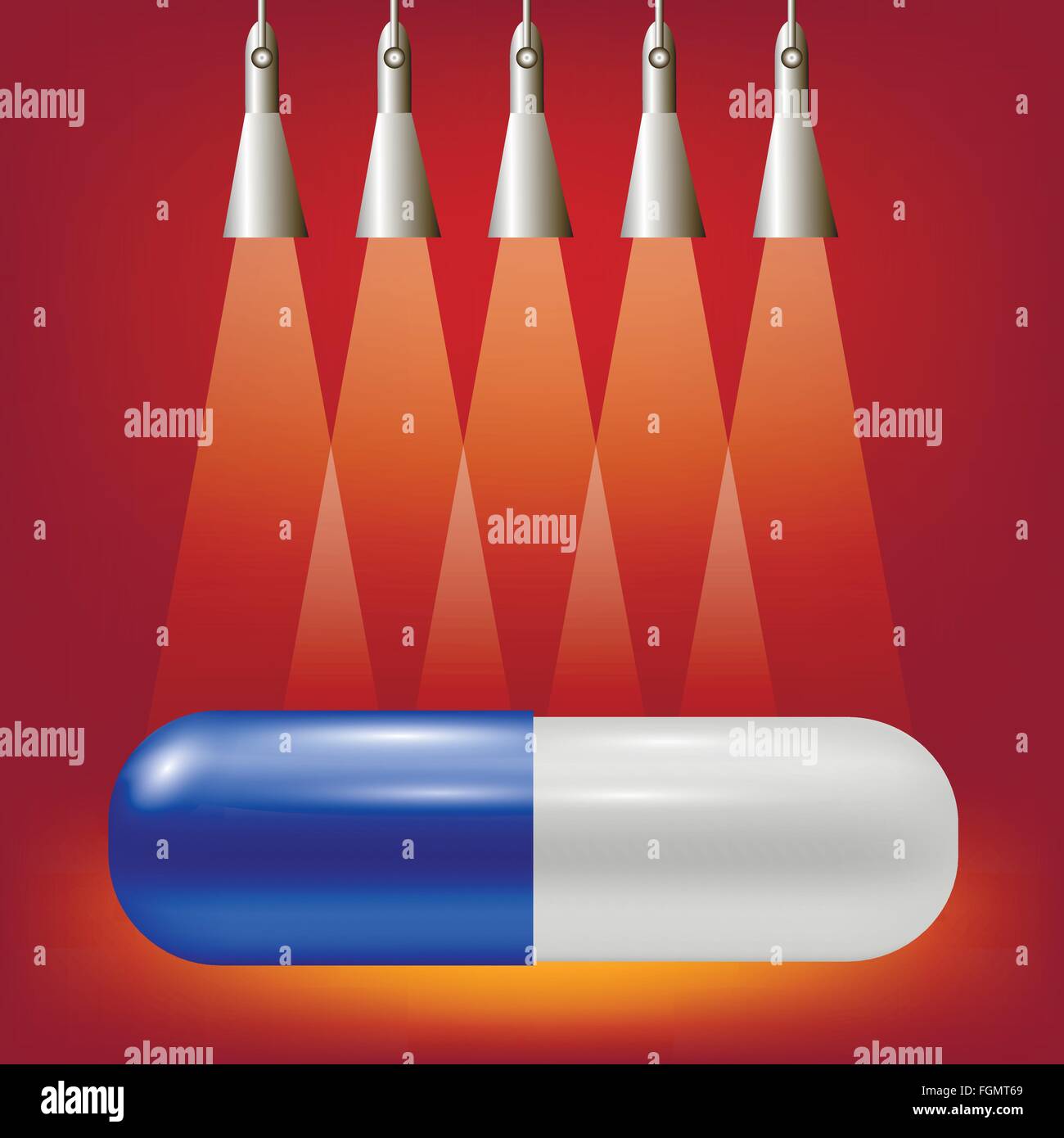 Single Blue Pill Stock Vector Image & Art - Alamy