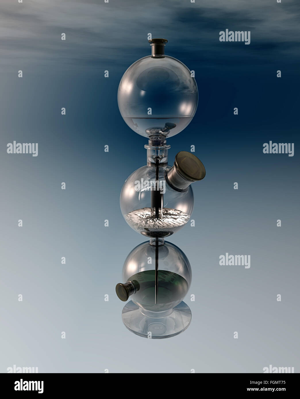 Vintage chemistry, Kipp's apparatus generator of gases, invented in ...