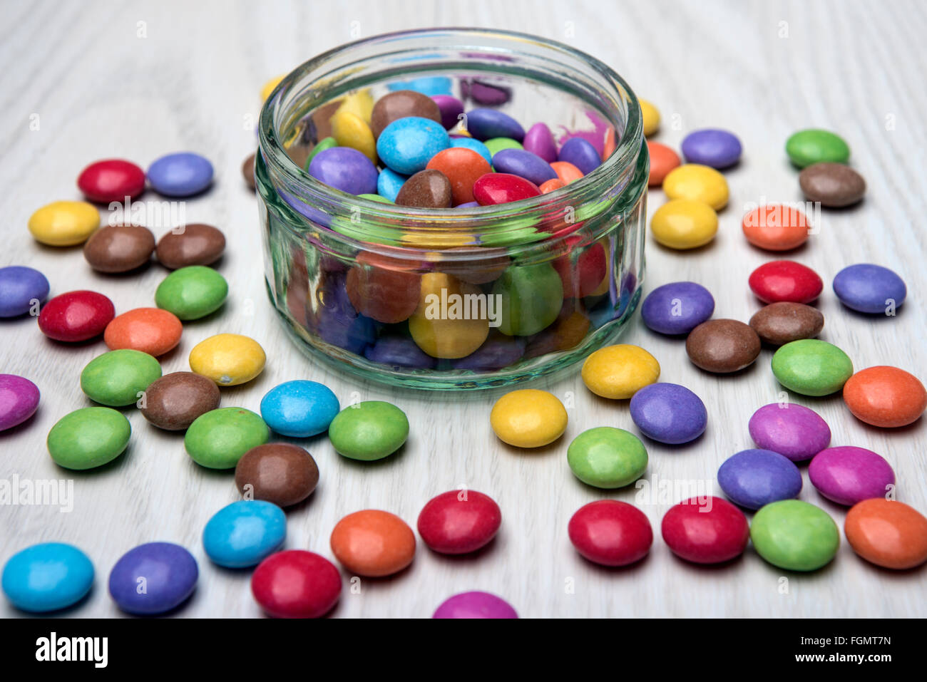 Chocolate smarties hi-res stock photography and images - Alamy