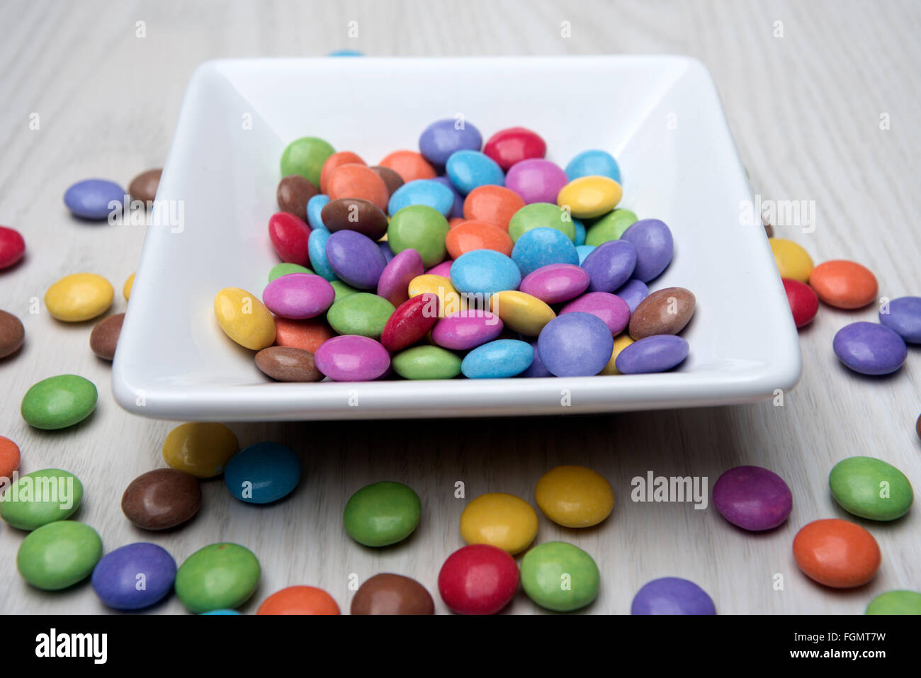 Coloured sweets smarties hi-res stock photography and images - Alamy