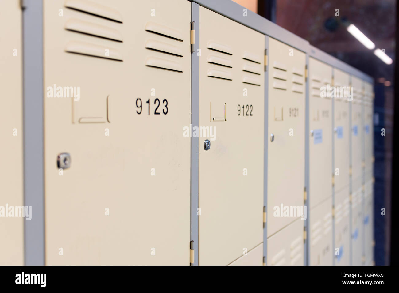 Lockers in a museum hi-res stock photography and images - Alamy