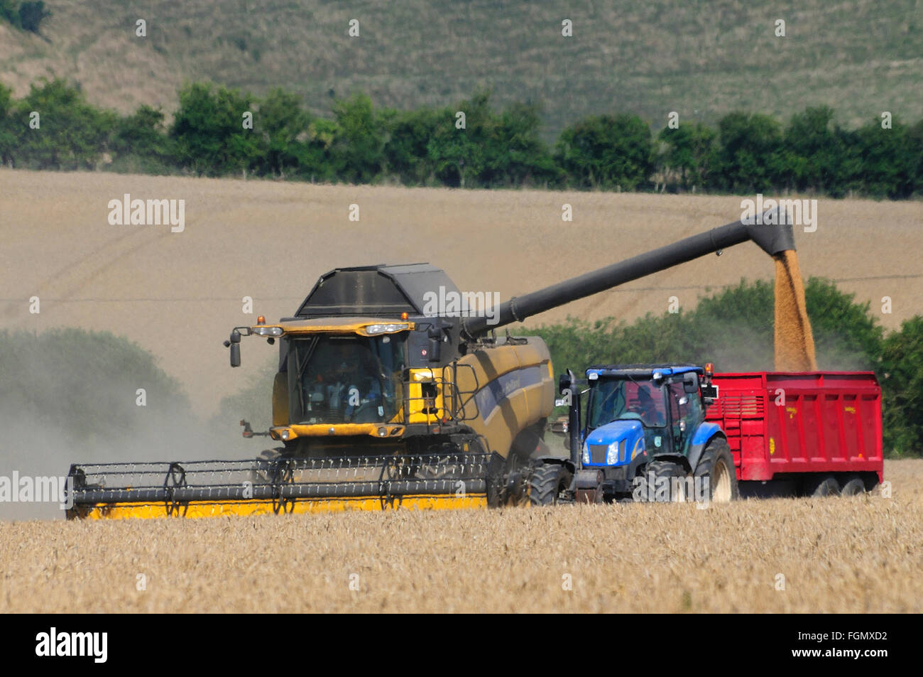 Combine harvester corn hi-res stock photography and images - Alamy