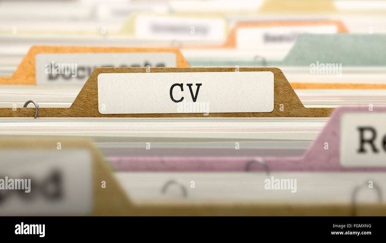 Cv curriculum vitae concept in hi-res stock photography and images - Alamy