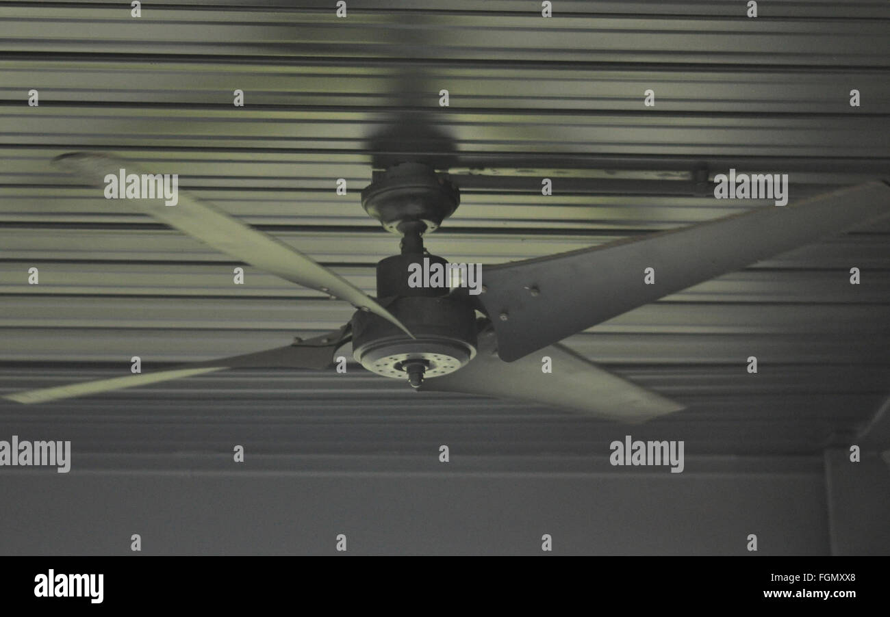 Vintage ceiling fan Stock Photo - Alamy