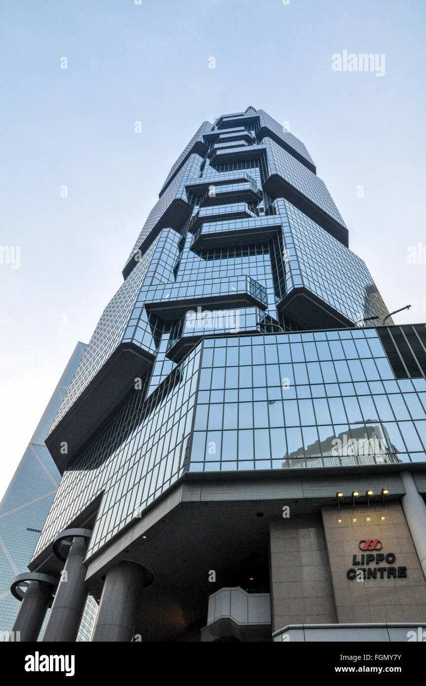 Lippo Centre in Hong Kong Stock Photo - Alamy