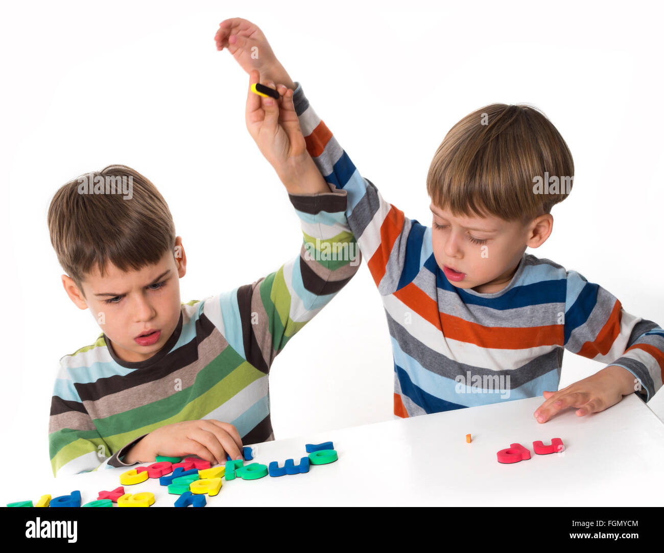 Toys children argue hi-res stock photography and images - Alamy