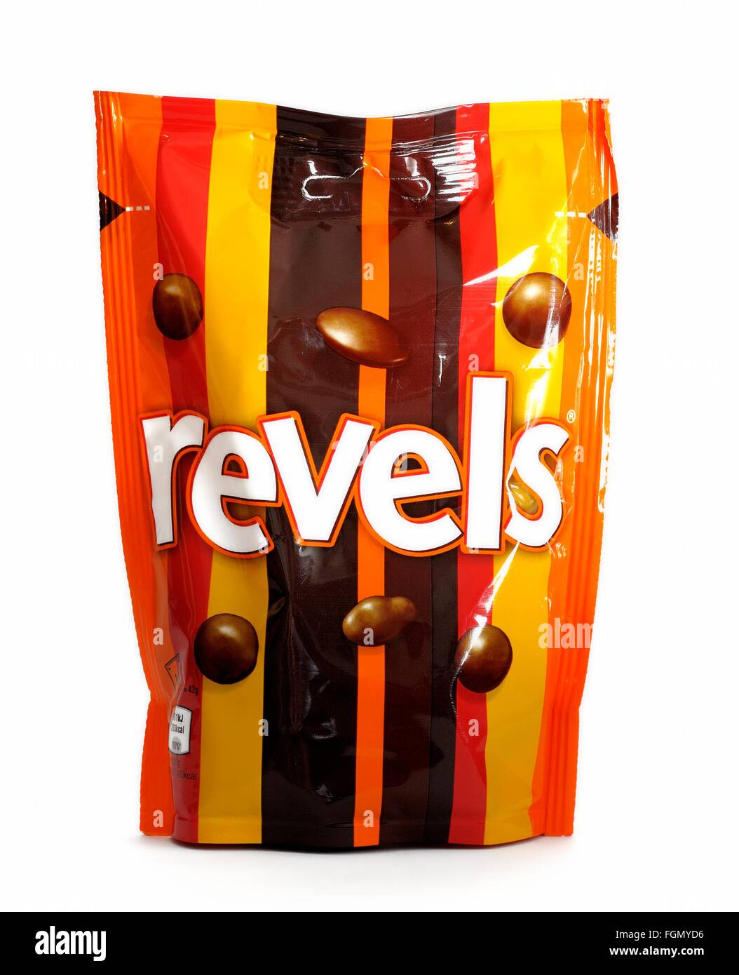 A bag of Revels on a white studio background Stock Photo - Alamy