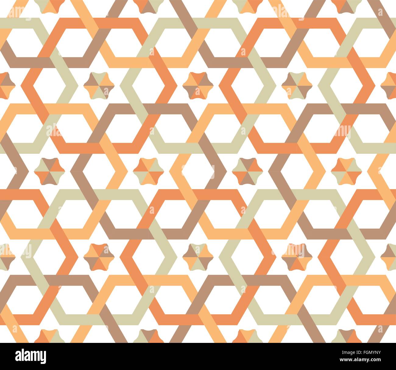 Overlapping hexagons - seamless pattern Stock Vector Image & Art - Alamy