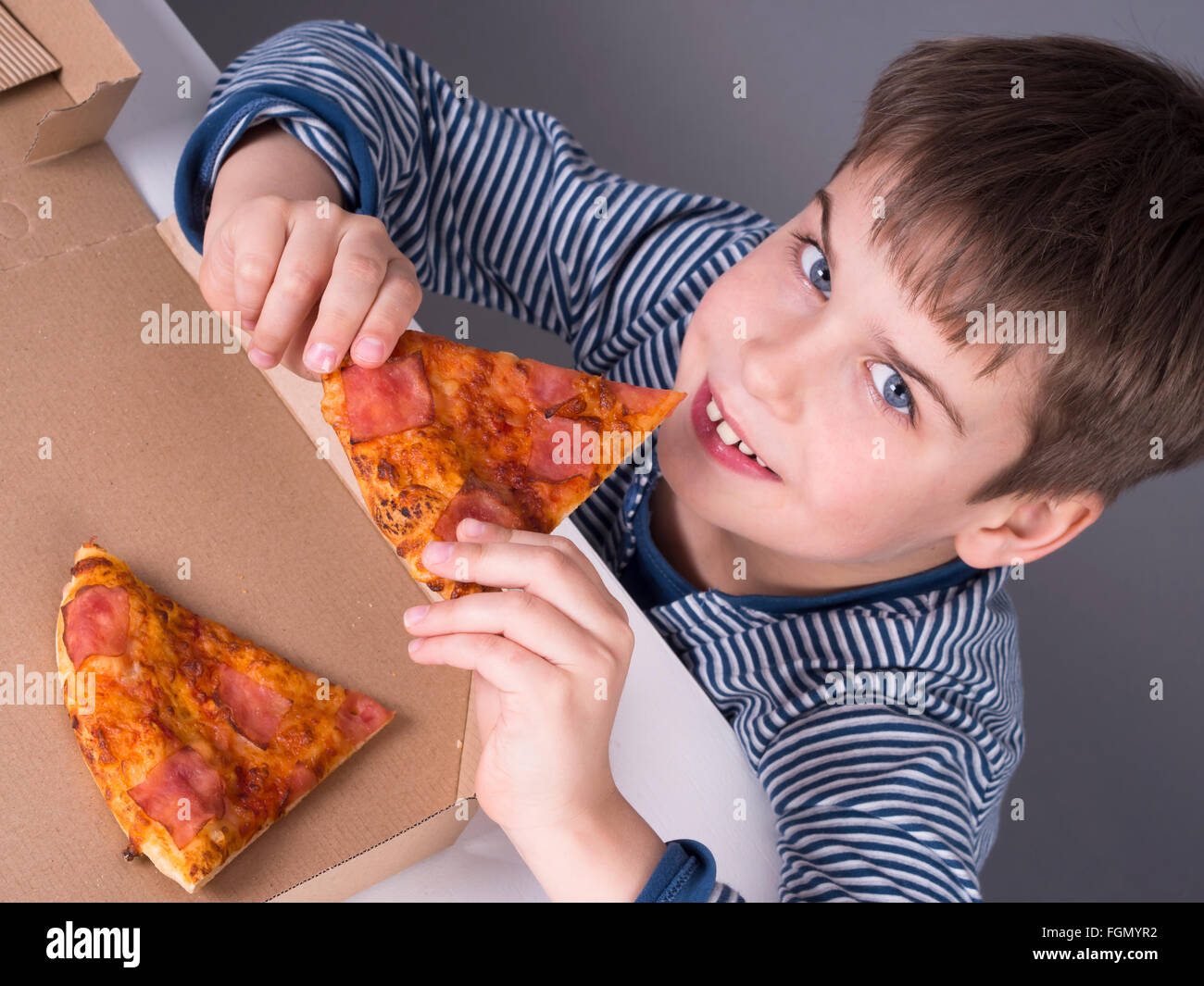 Funny kid eating hi-res stock photography and images - Alamy
